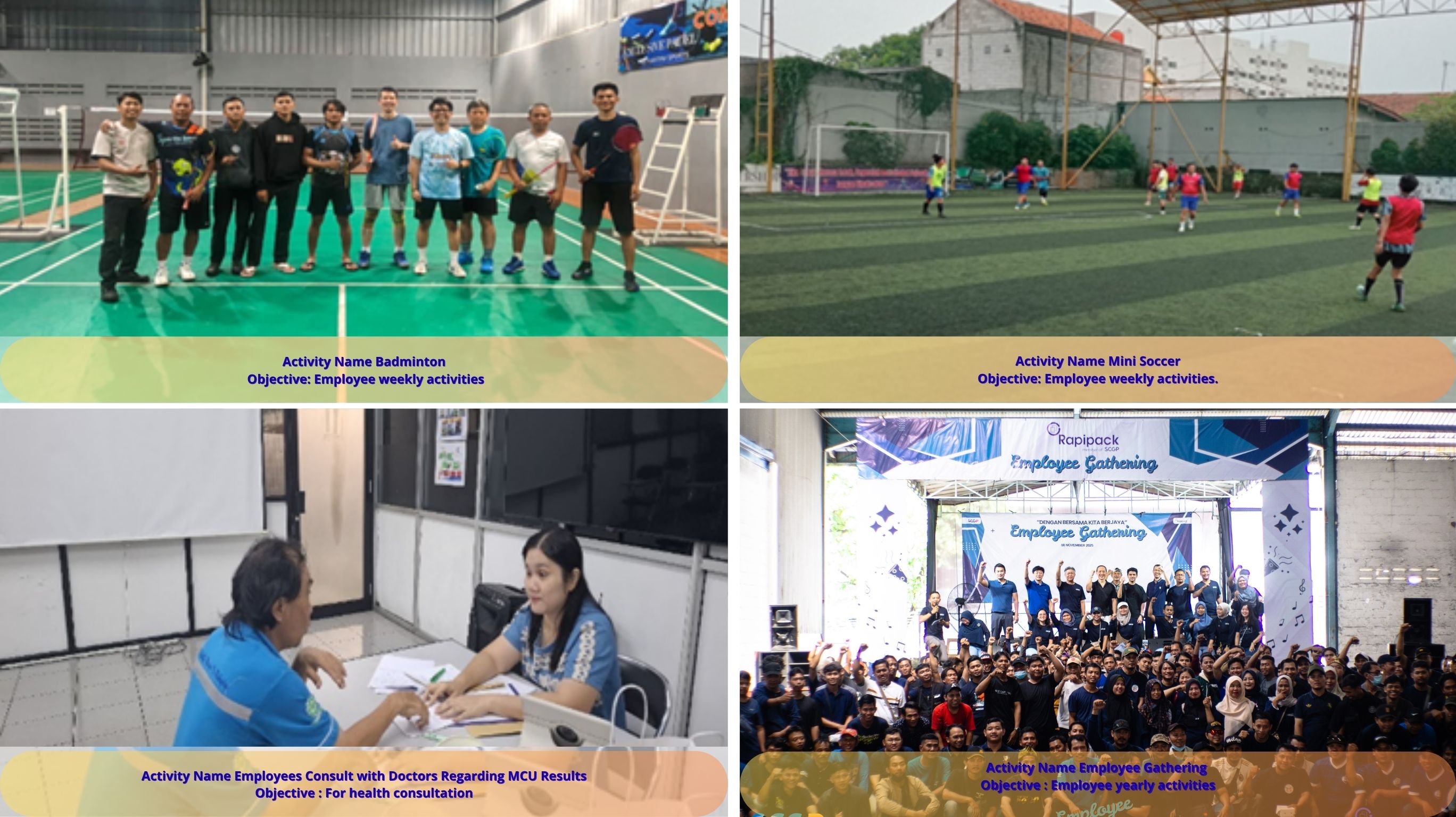 Activity | PT. Rapipack Asritama