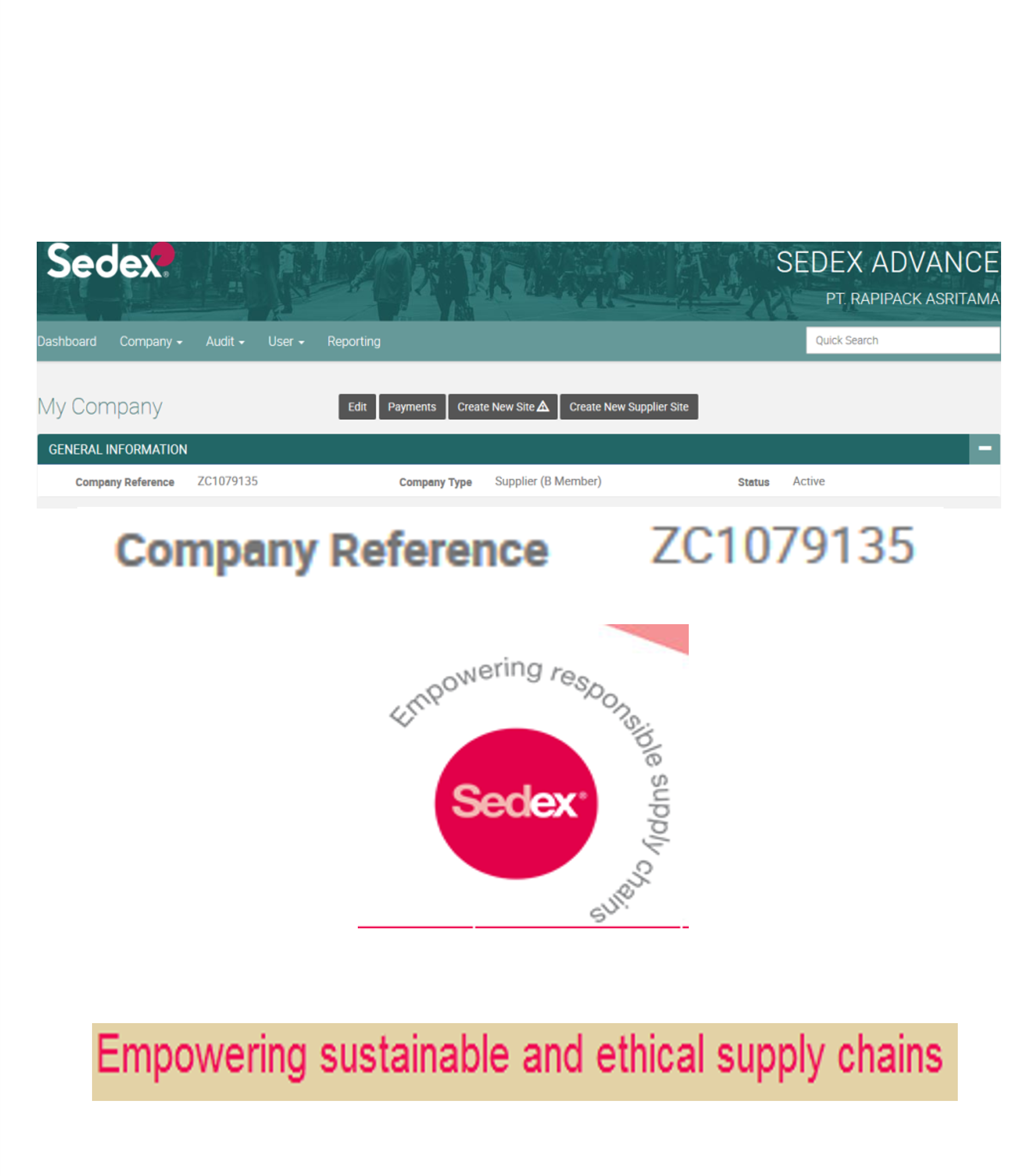 Certifications | PT. Rapipack Asritama